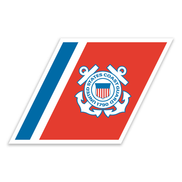 USCG Racing Stripe Decal – Coast Guard for Life